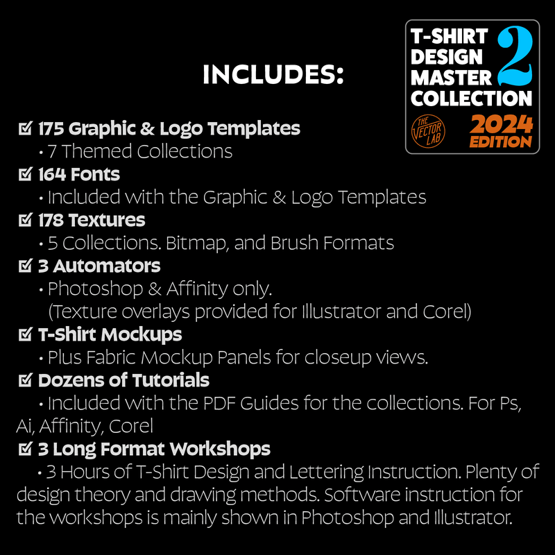 T-Shirt Design Master Collection 2 - TheVectorLab