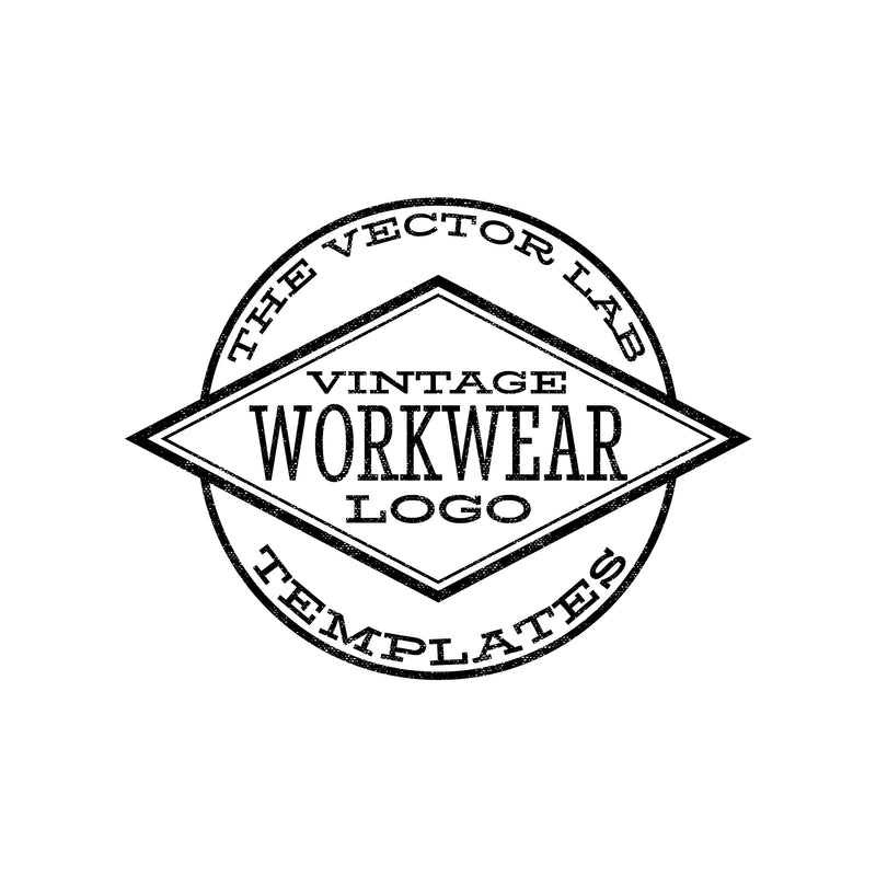 Vintage Workwear Logo Templates - TheVectorLab