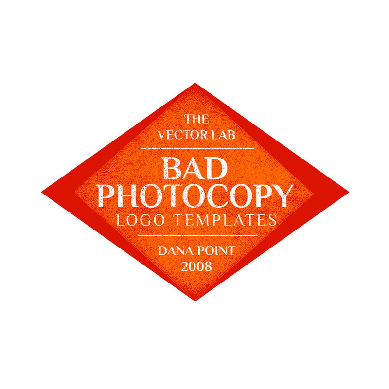 Bad Photocopy Logo Templates - TheVectorLab