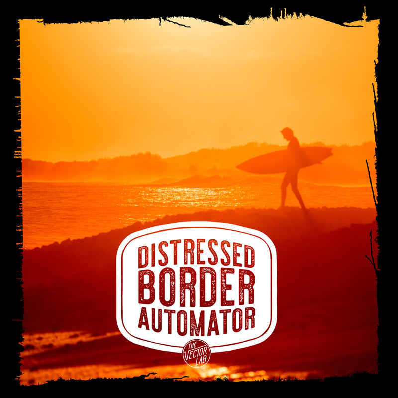 Distressed Border Automator - TheVectorLab