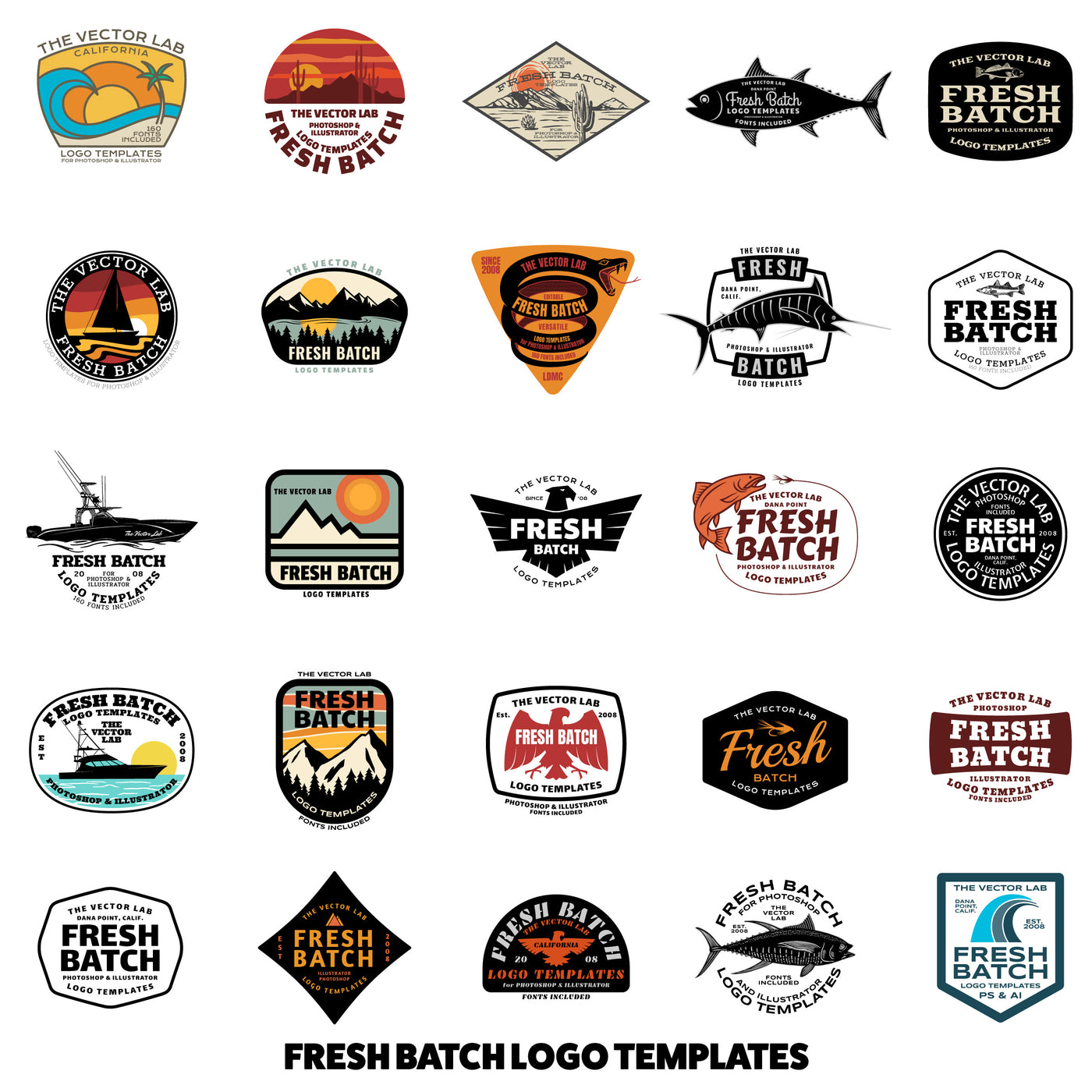 Logo Templates - TheVectorLab